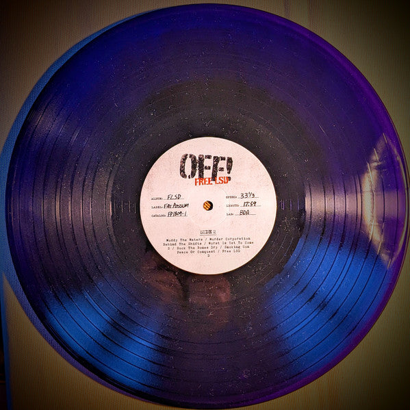 OFF! – Free LSD Color Vinyl LP – The Audio Nerd